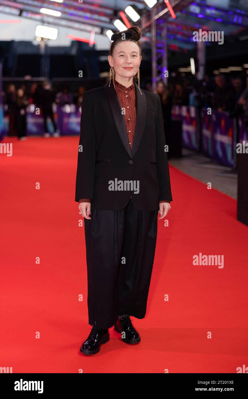 Kristy Matheson poses for photographers at the premiere of the film ...