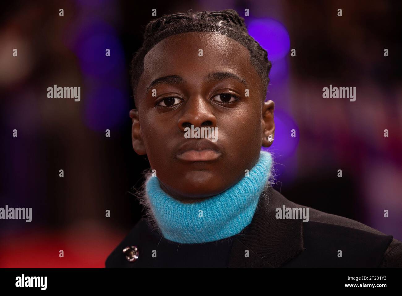 Jedaiah Bannerman poses for photographers at the premiere of the film ...