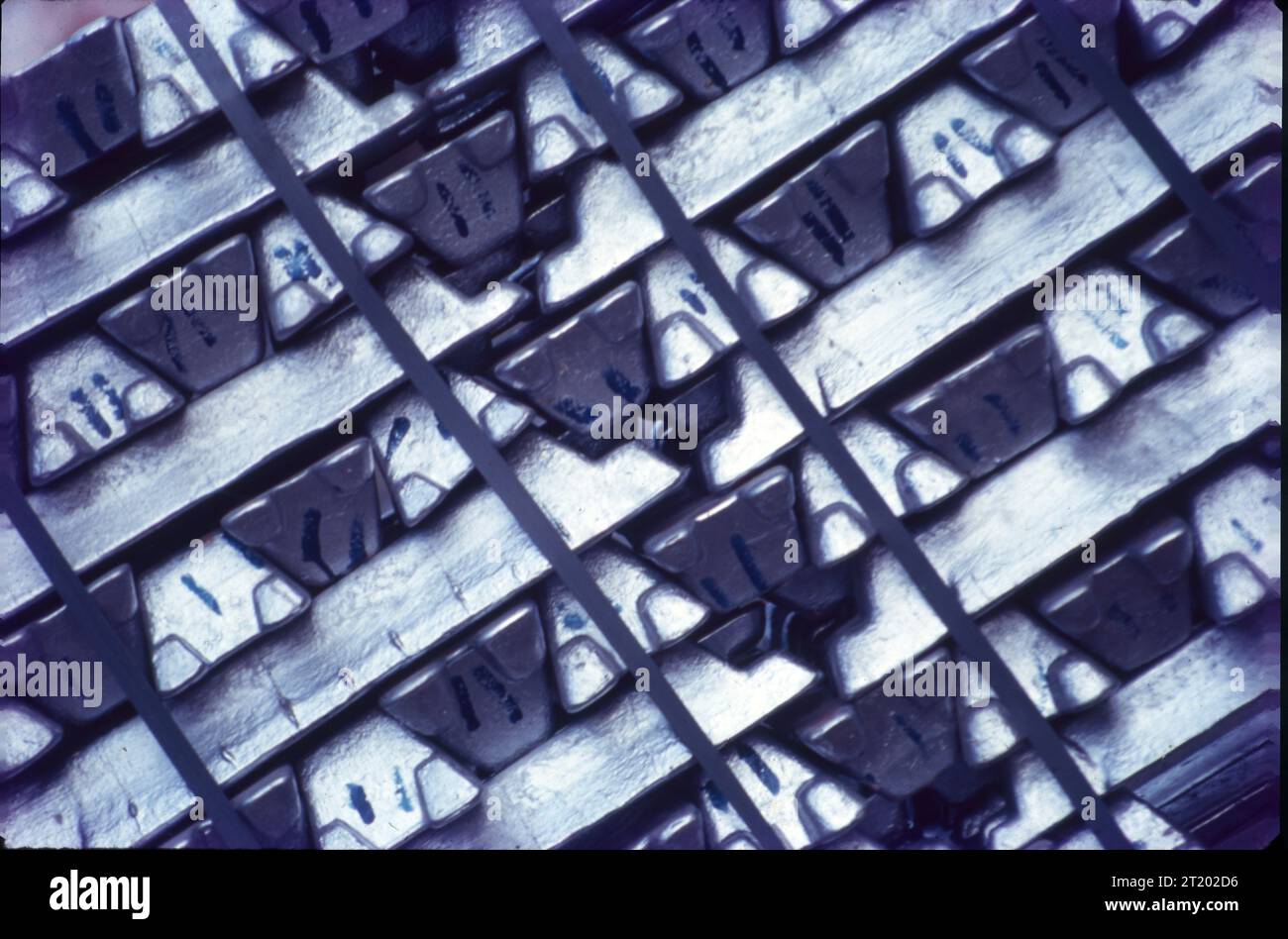 Pile of Aluminum Ingots, Metal Industry, India Stock Photo - Alamy