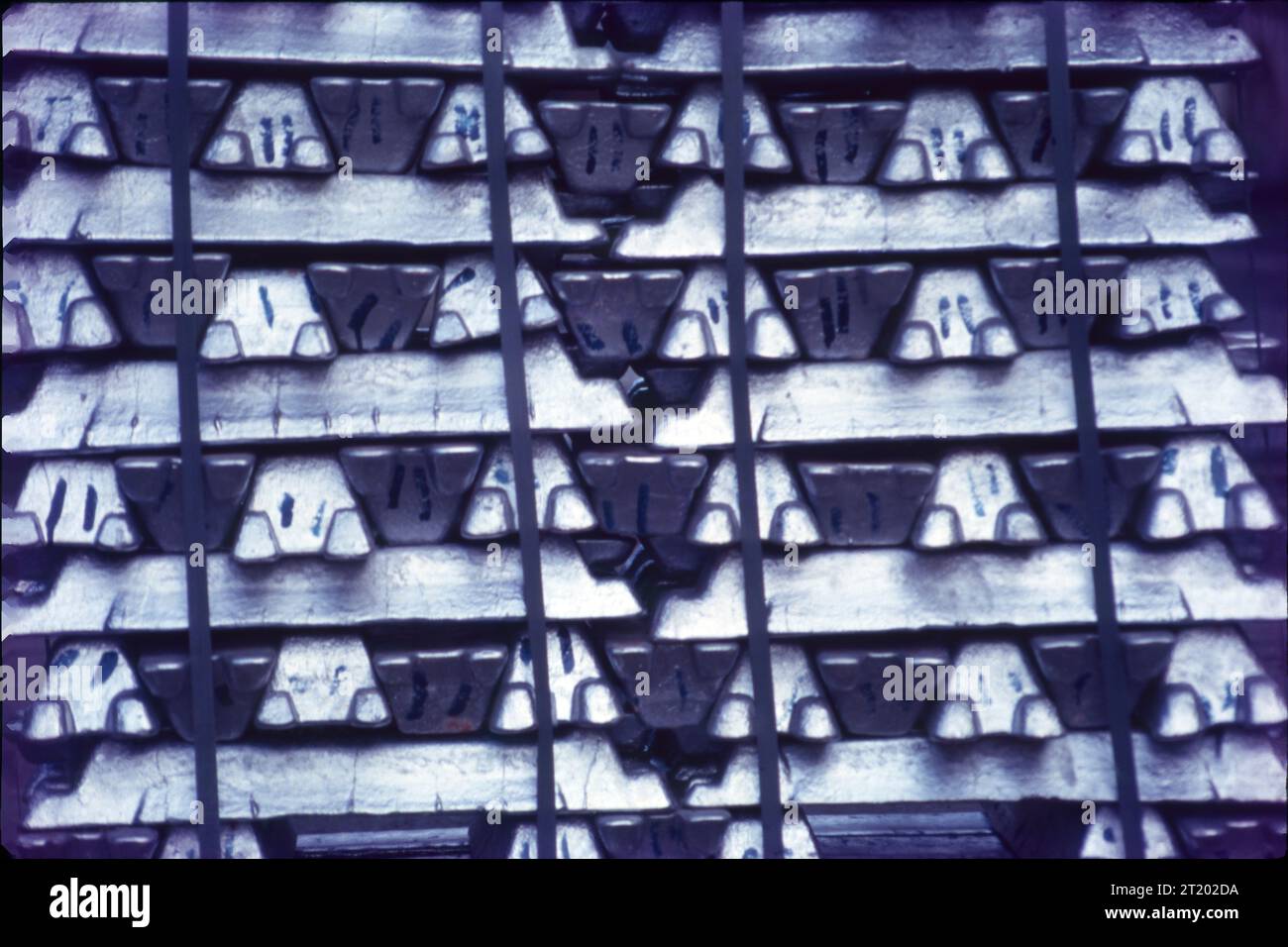 Pile of Aluminum Ingots, Metal Industry, India Stock Photo - Alamy