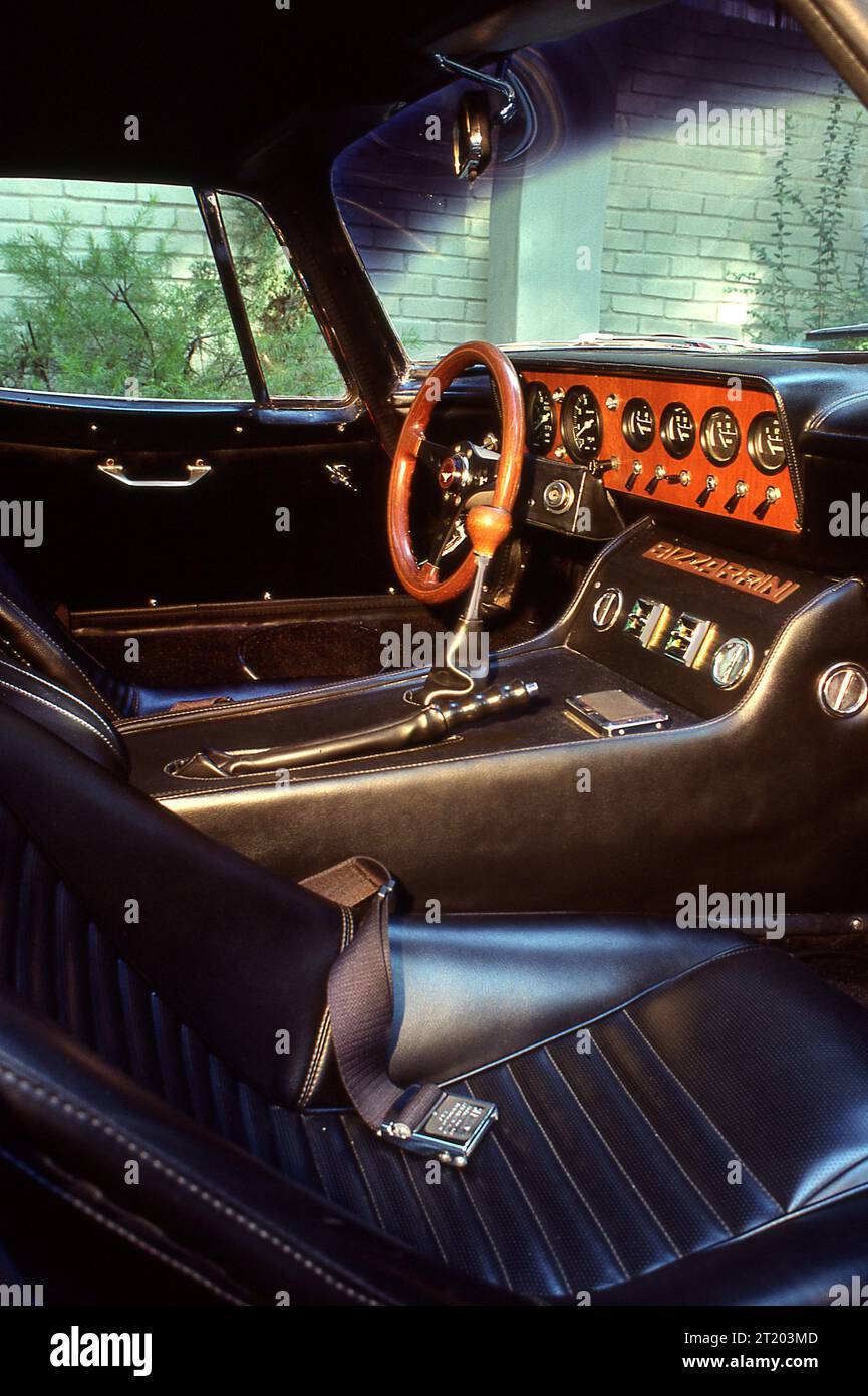 Bizzarrini Strada GTS interior in California USA Stock Photo - Alamy