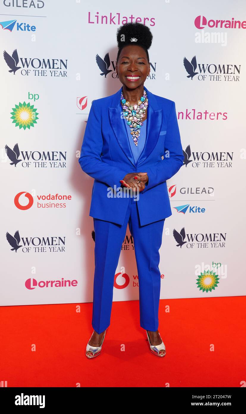 Baroness Dame Floella Benjamin arrives for the Women of the Year Lunch ...
