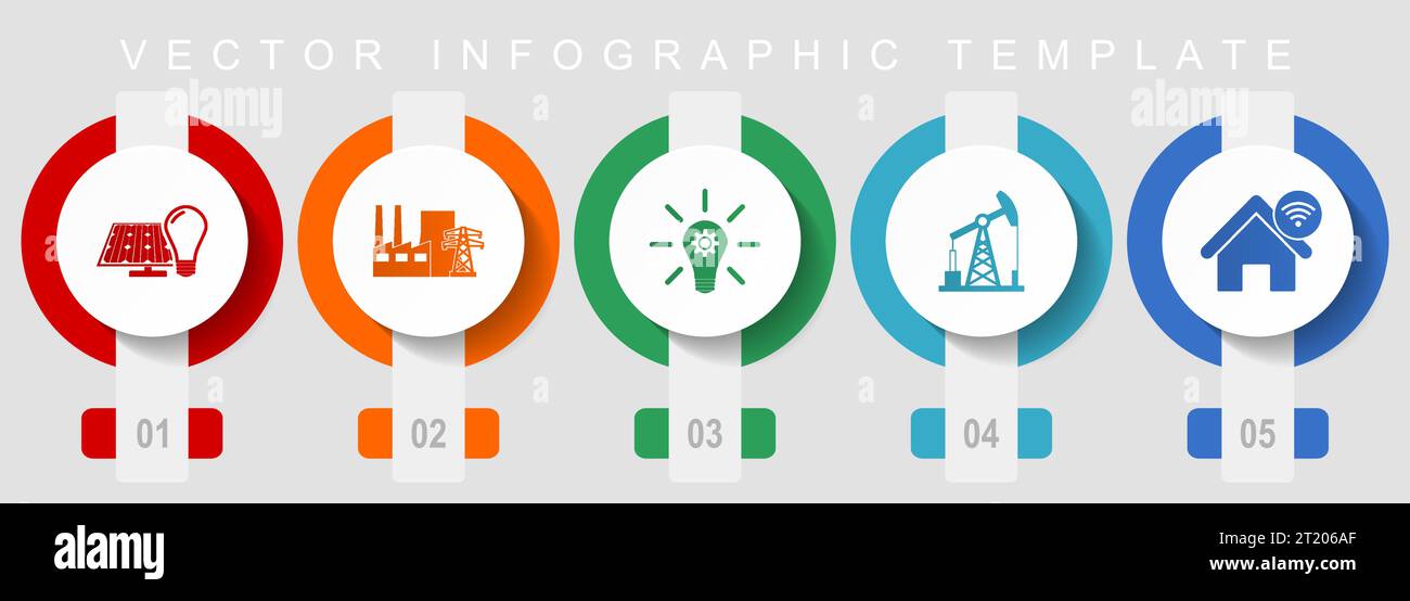 Industry and technology flat design icon set, miscellaneous icons such ...