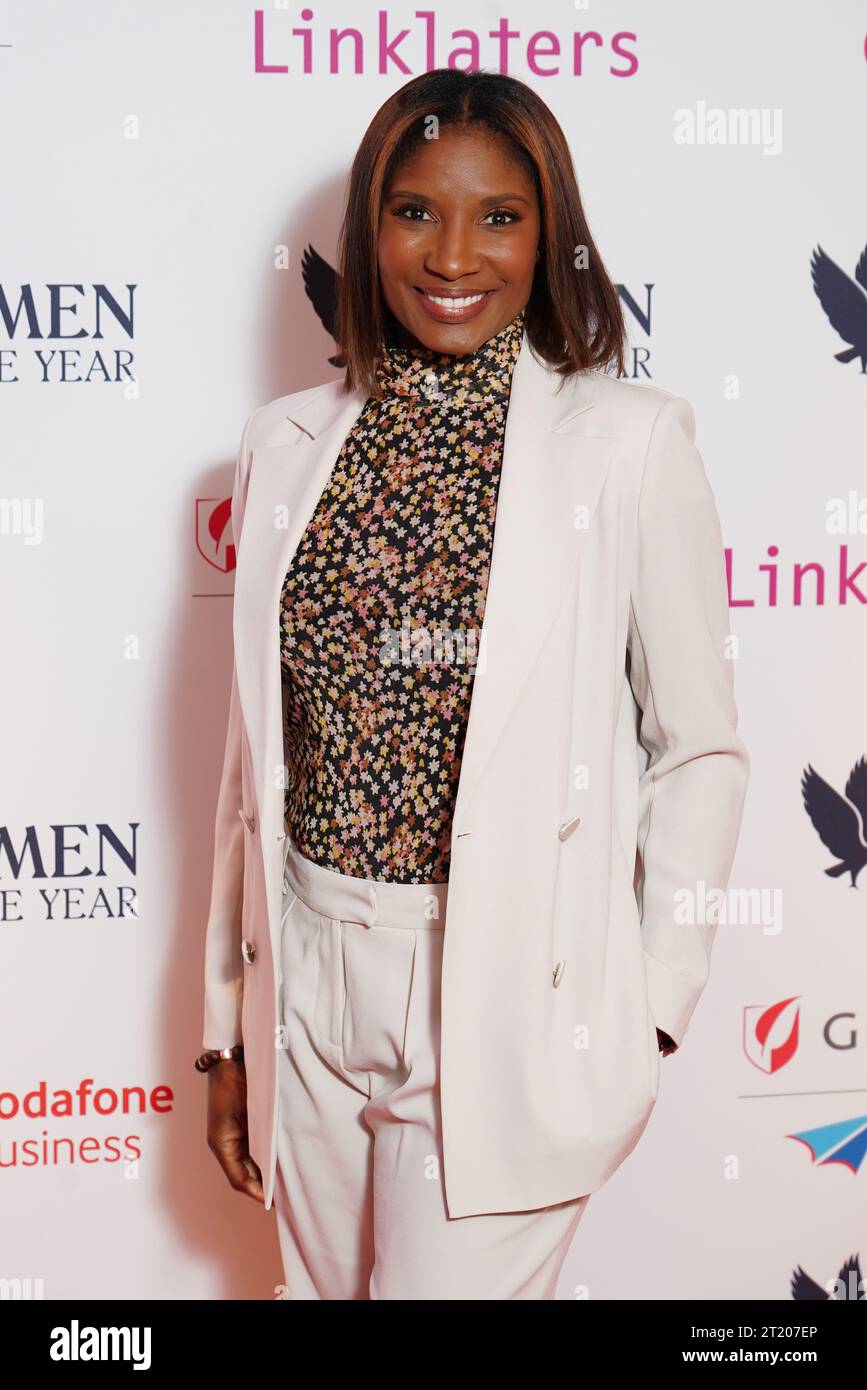 Denise Lewis arrives for the Women of the Year Lunch and Awards 2023 at ...