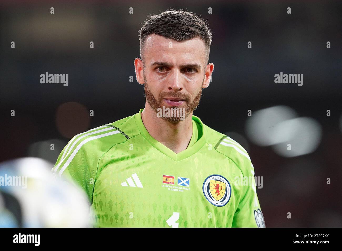 Scotland's Angus Gunn during UEFA European Qualifiers, Qualifying round ...