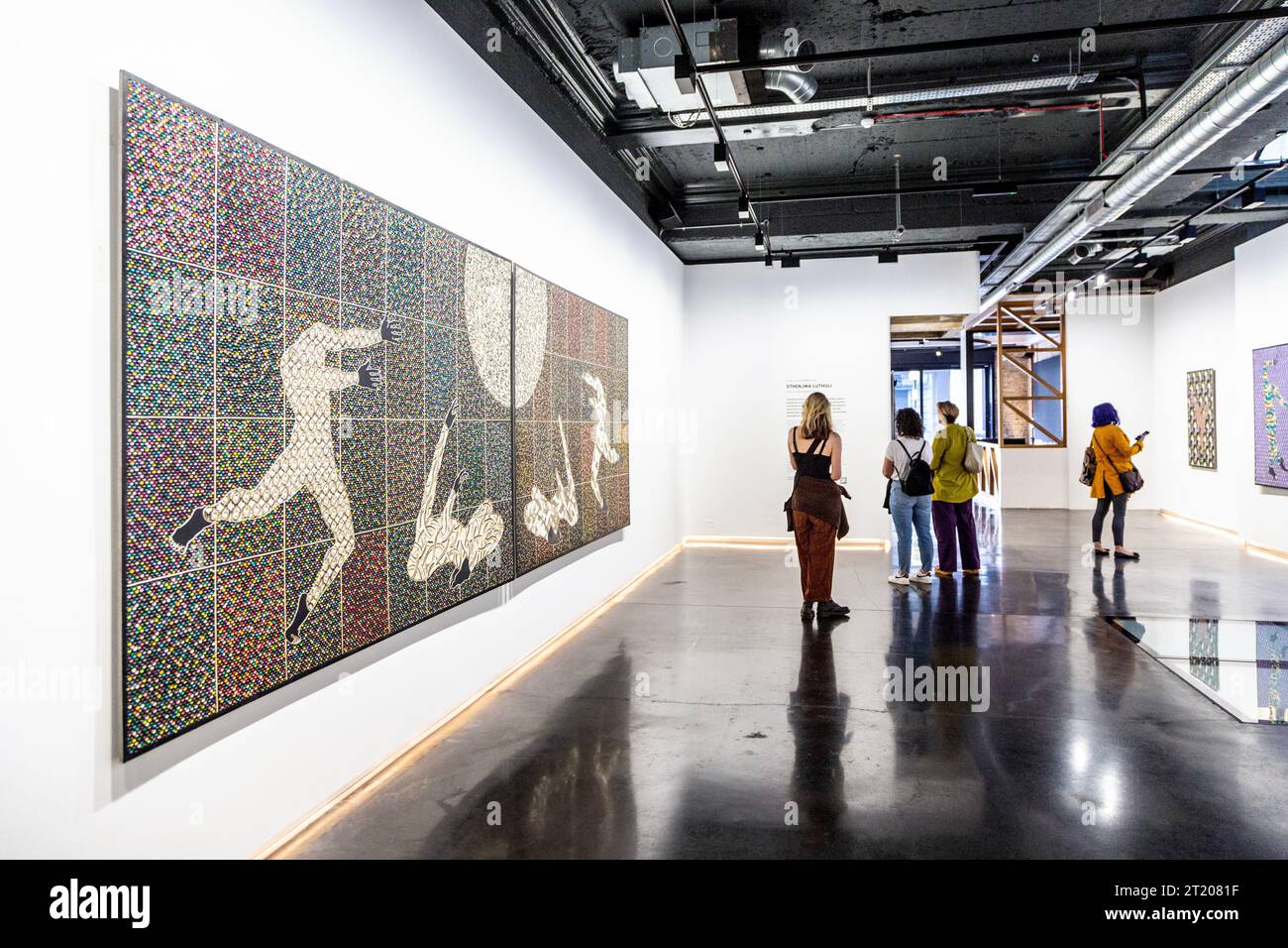 Sthenjwa Luthuli 'Imfumbatho' exhibition at the Unit London gallery ...