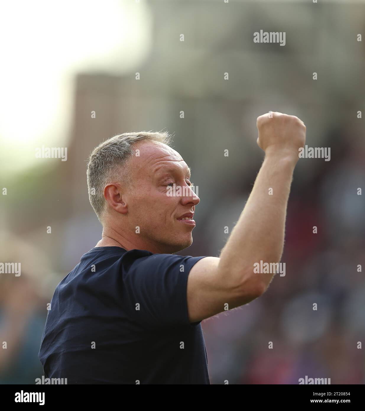 Steve Cooper Manager of Nottingham Forest celebrates after the full ...