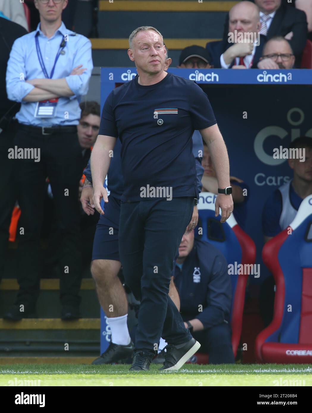 Steve Cooper Manager of Nottingham Forest. - Crystal Palace v ...