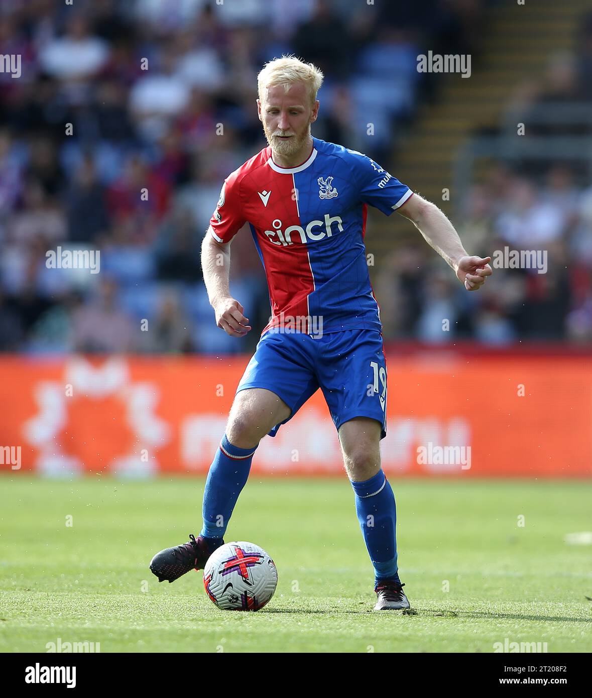 Will Hughes of Crystal Palace wearing the New Crystal Palace 2023/2024 ...