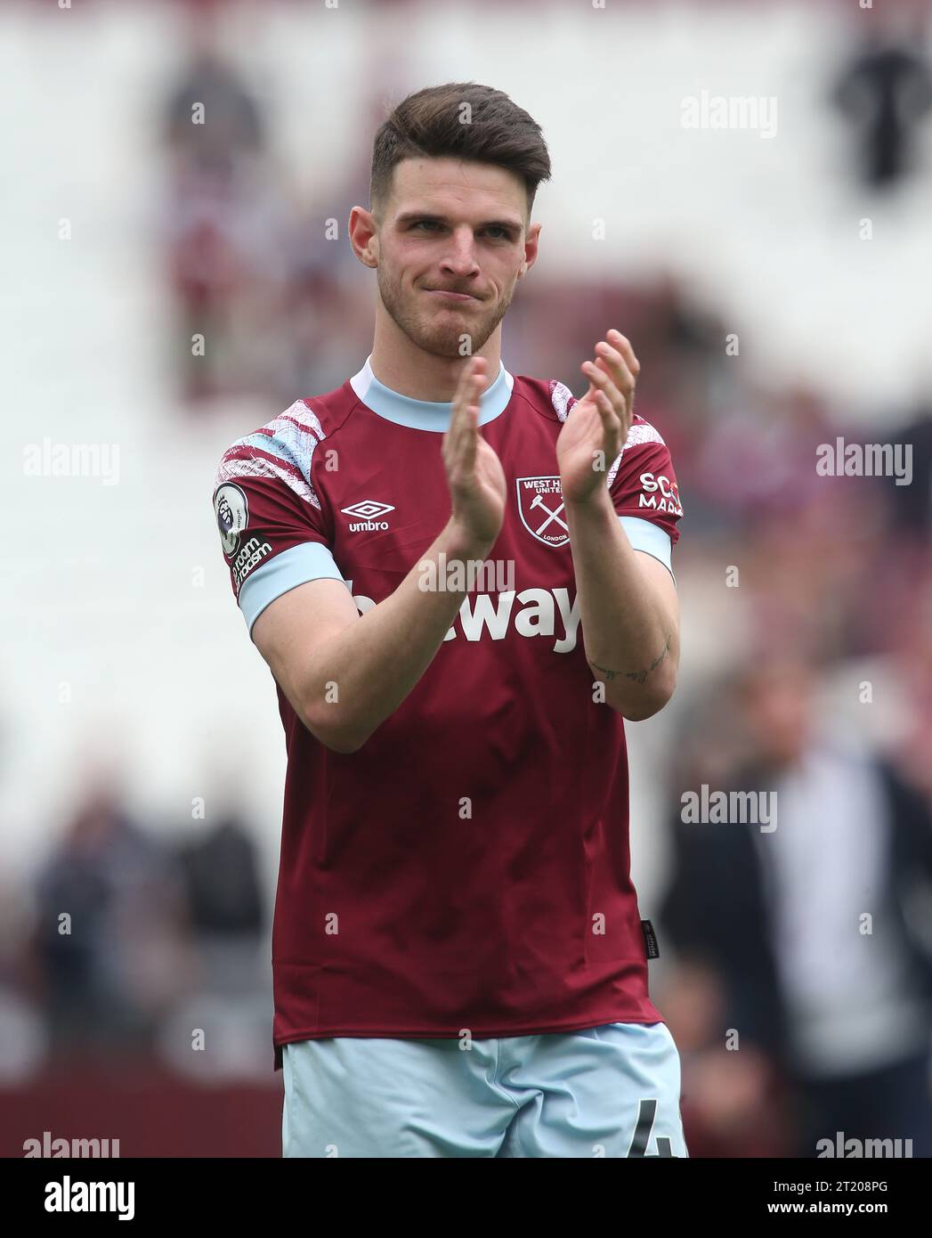 Declan Rice of West Ham United. - West Ham United v Leeds United ...