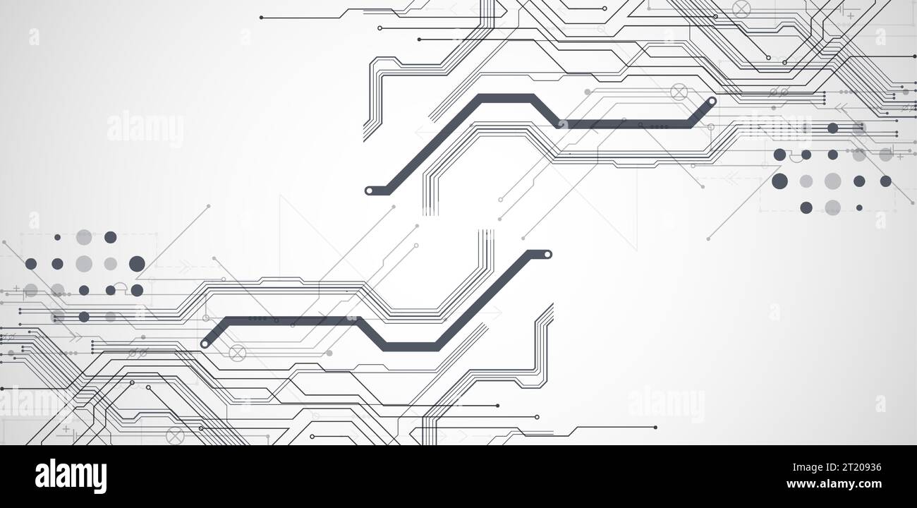Abstract horizontal technology background. Communication concept ...