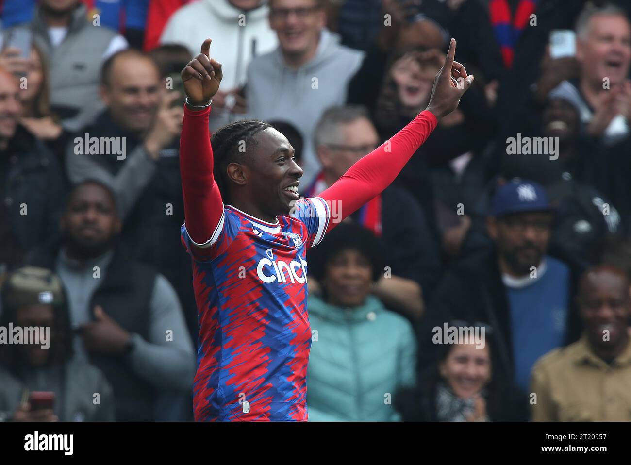 GOAL 2-0, Eberechi Eze of Crystal Palace goal celebration.- Crystal ...