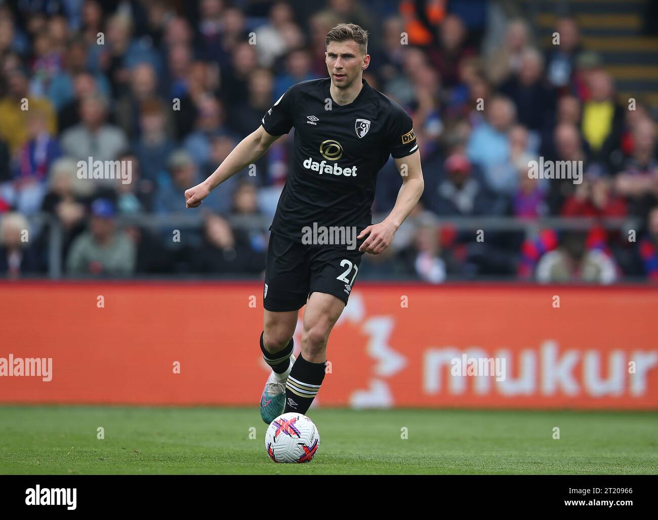 Illya Zabarnyi of Bournemouth. - Crystal Palace v AFC Bournemouth ...