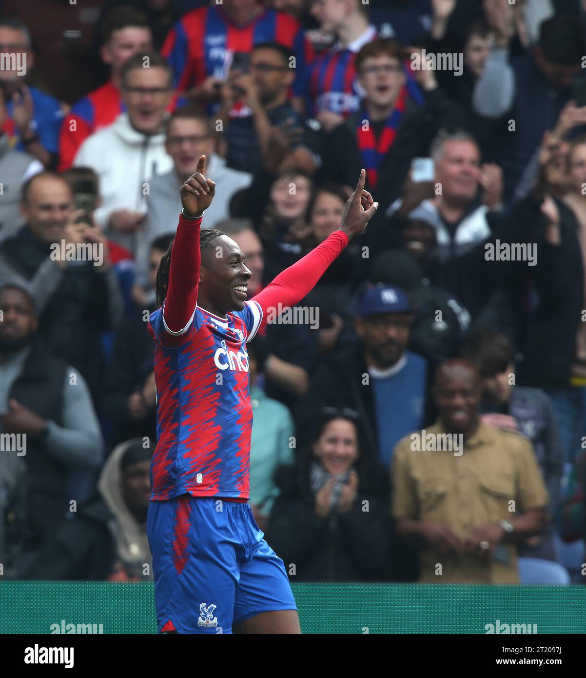 GOAL 2-0, Eberechi Eze of Crystal Palace goal celebration.- Crystal ...