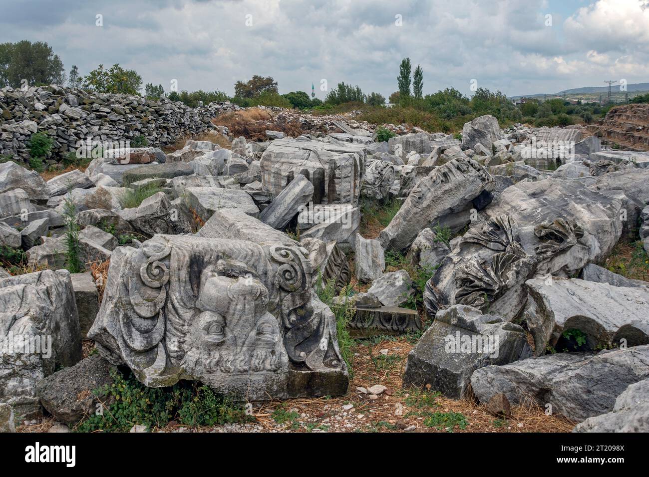 The Temple of Hadrian at Kyzikos (Cyzicus) Ancient City, Erdek ...