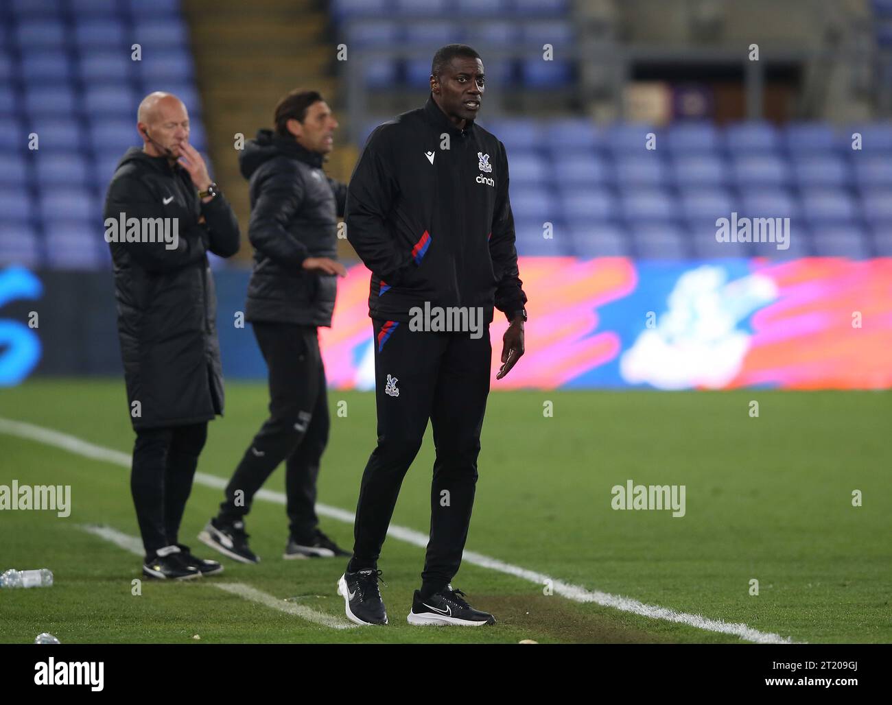 Darren Powell manager of Crystal Palace U21. - Crystal Palace U21 v ...