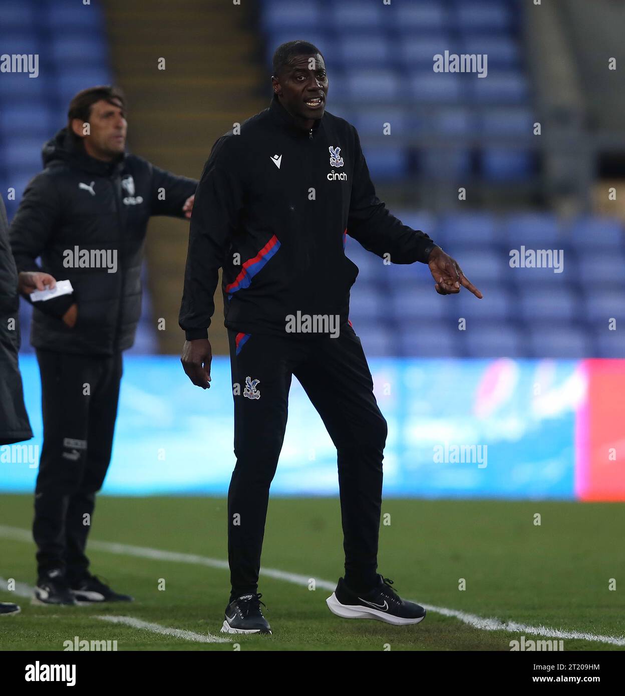 Darren Powell manager of Crystal Palace U21. - Crystal Palace U21 v ...