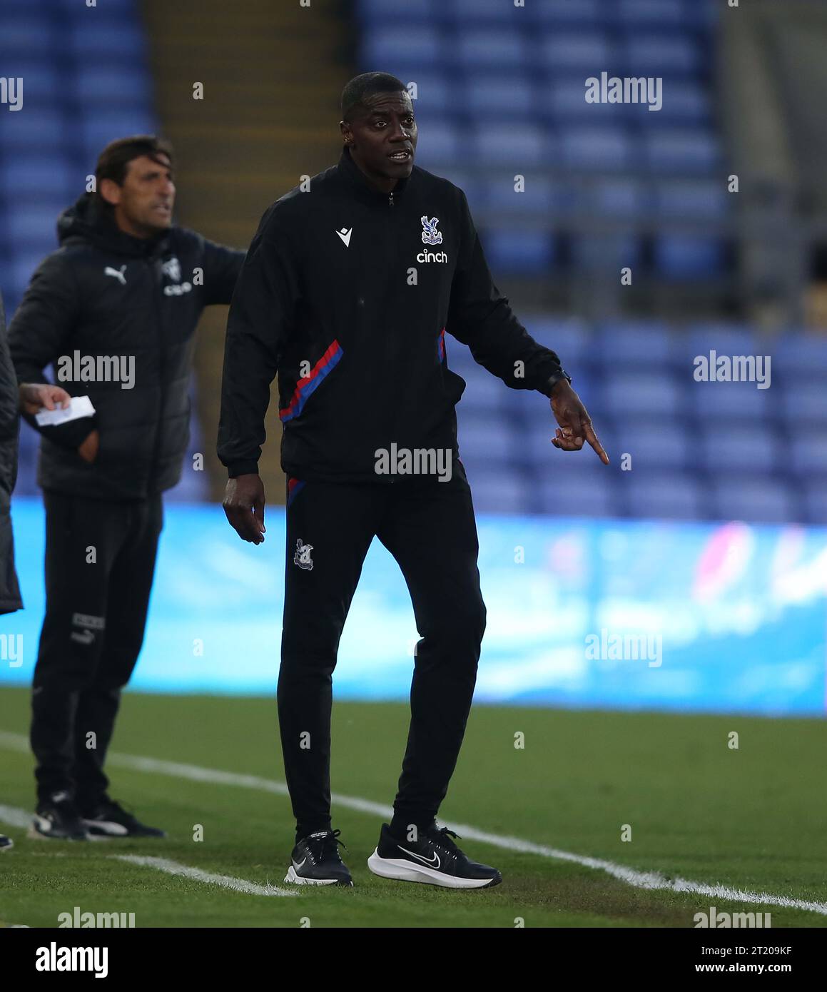 Darren Powell manager of Crystal Palace U21. - Crystal Palace U21 v ...