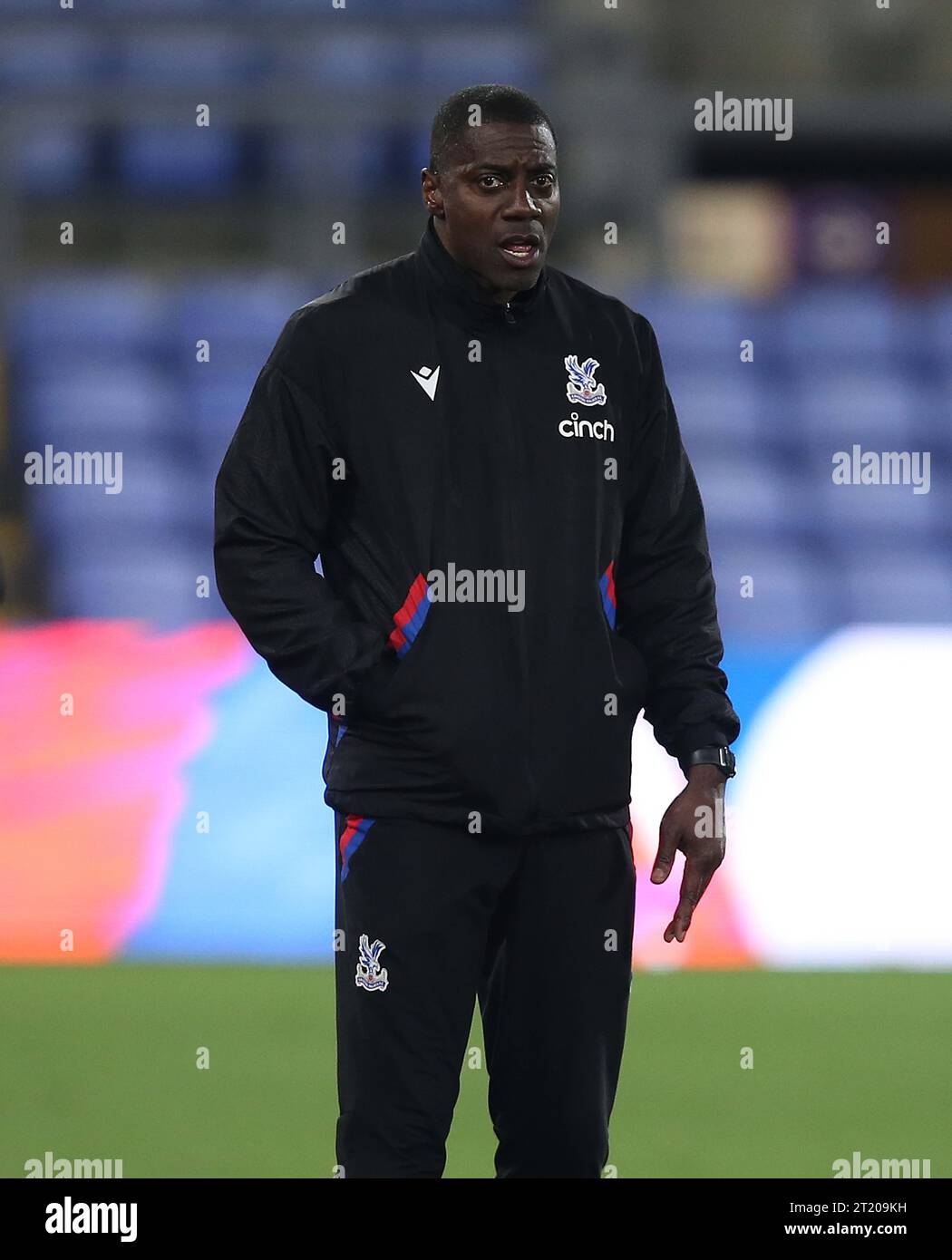 Darren Powell manager of Crystal Palace U21. - Crystal Palace U21 v ...