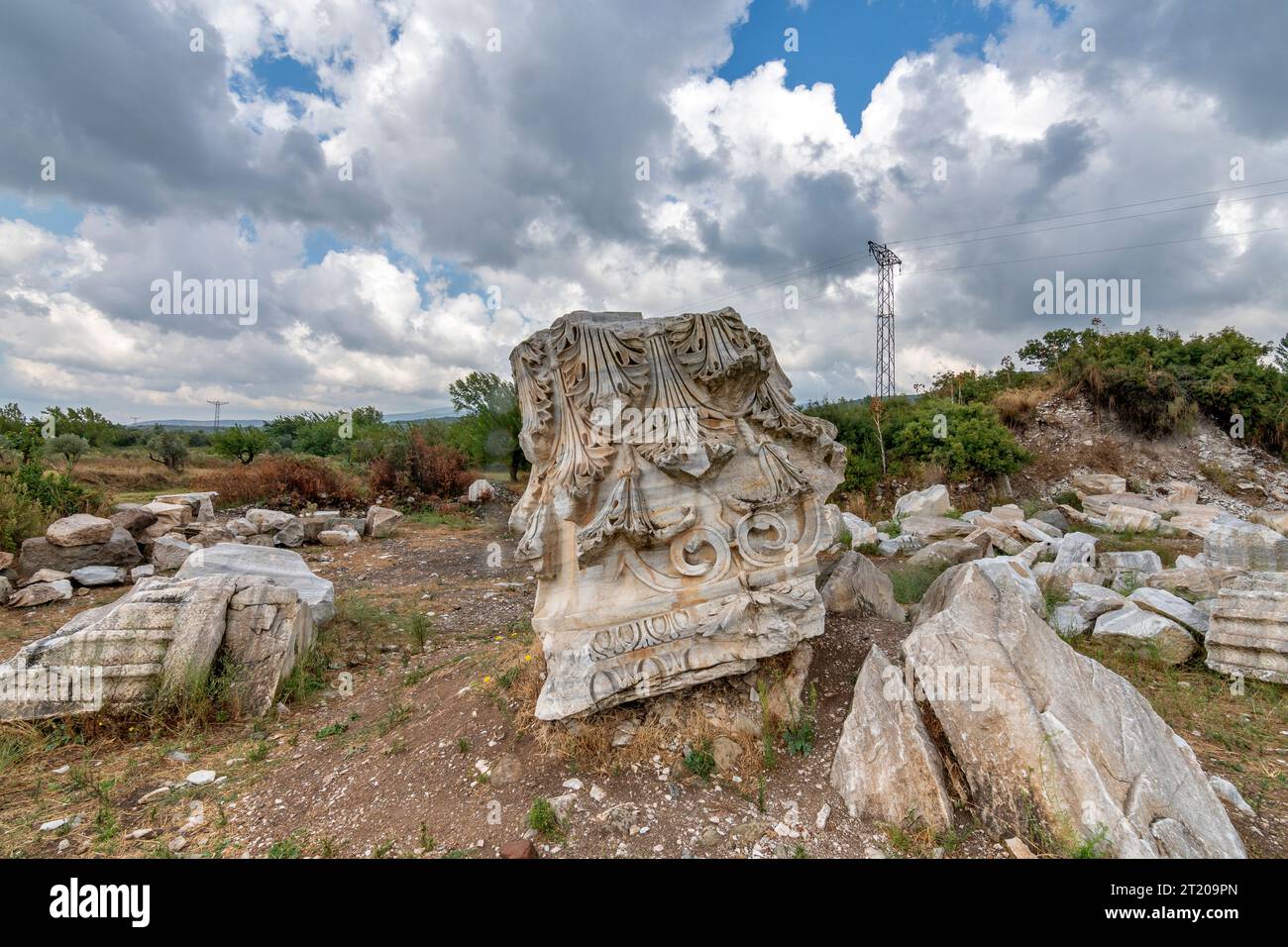 The Temple of Hadrian at Kyzikos (Cyzicus) Ancient City, Erdek ...