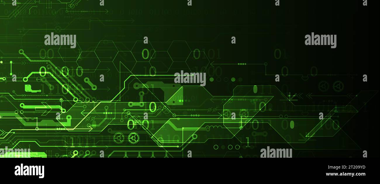 Abstract background on technological and scientific topics. Various ...