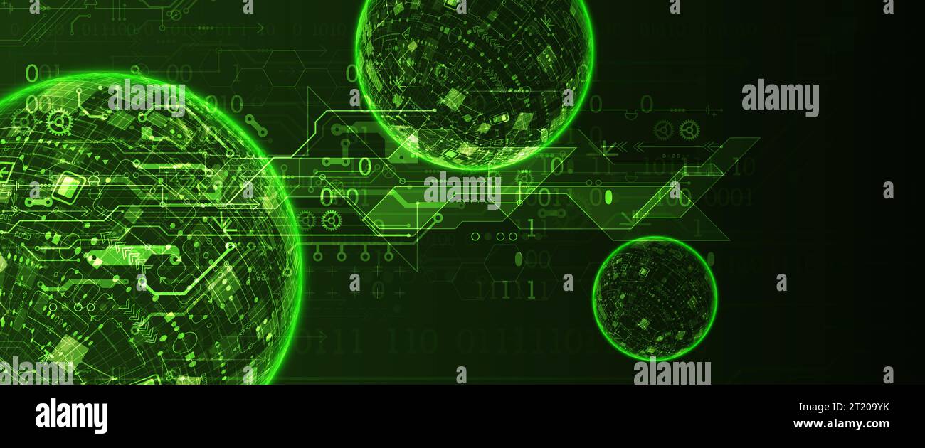 Sphere theme vector illustration. Digital technology background Stock ...