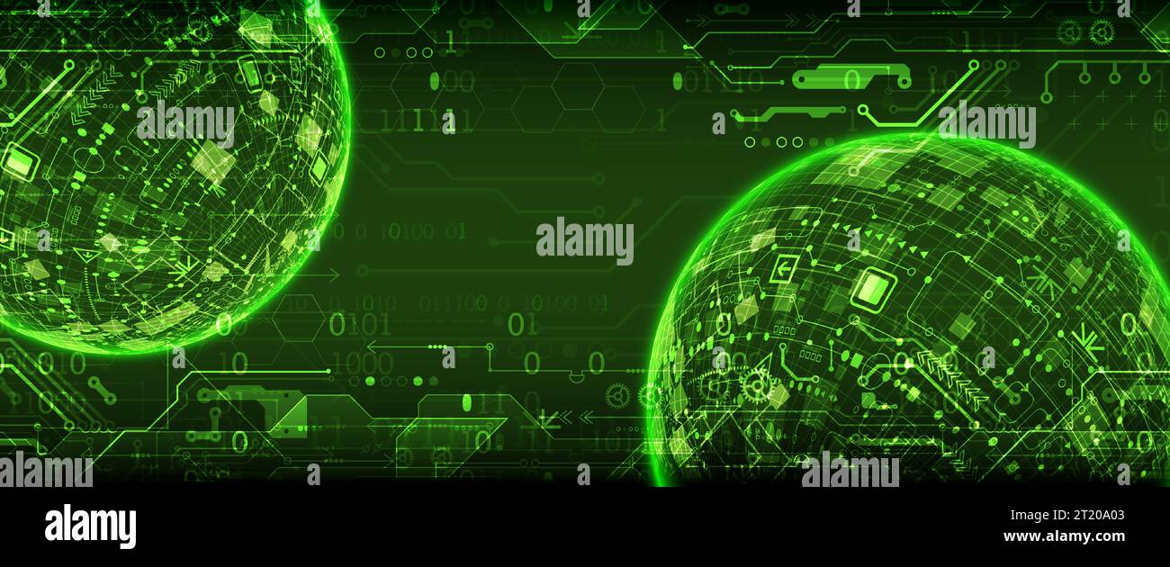 Sphere theme vector illustration. Digital technology background Stock ...