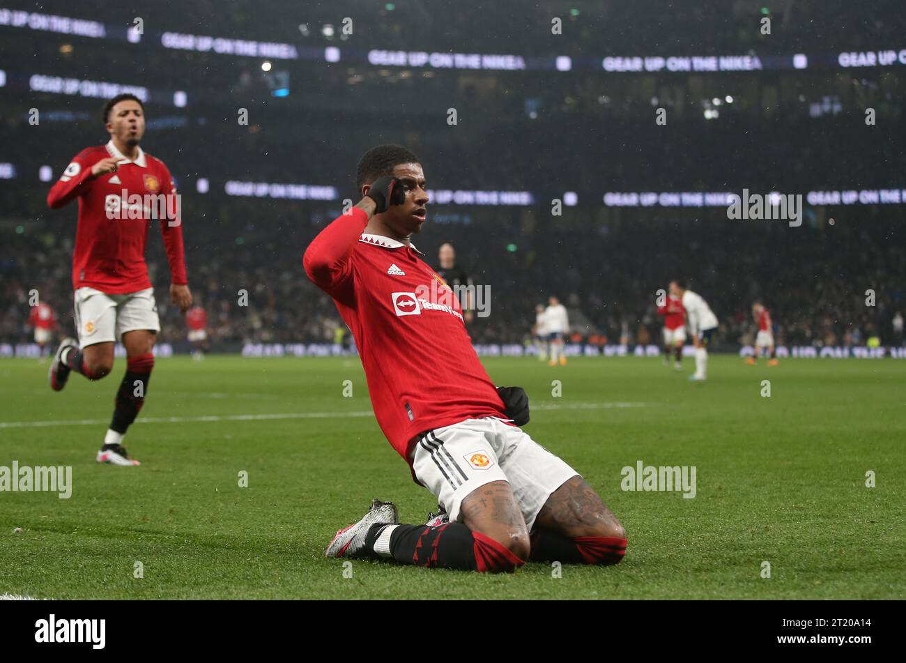 Marcus rashford celebration 2023 hi-res stock photography and images ...
