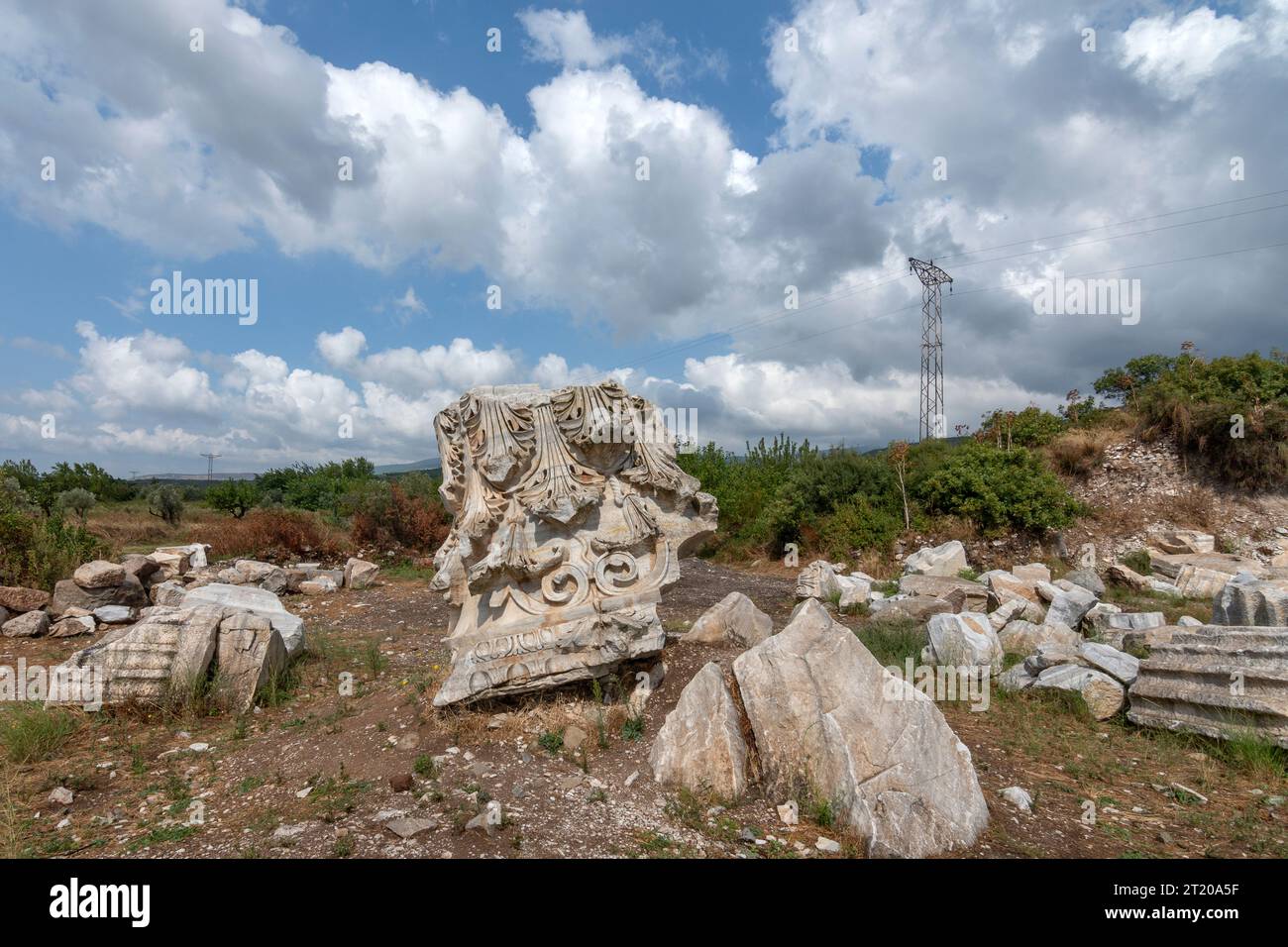 The Temple of Hadrian at Kyzikos (Cyzicus) Ancient City, Erdek ...