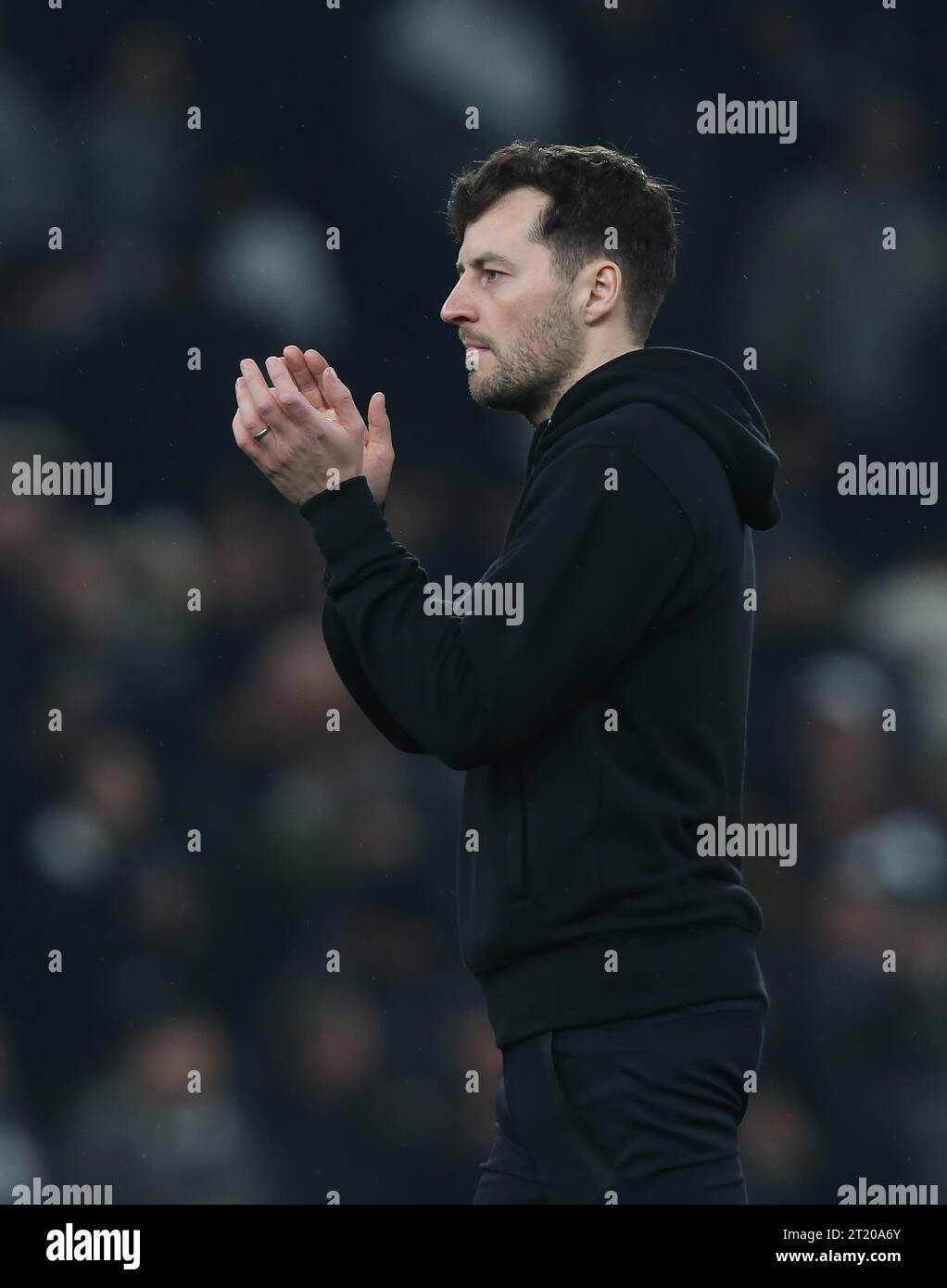 Ryan Mason manager of Tottenham Hotspur applauds the fans. - Tottenham ...