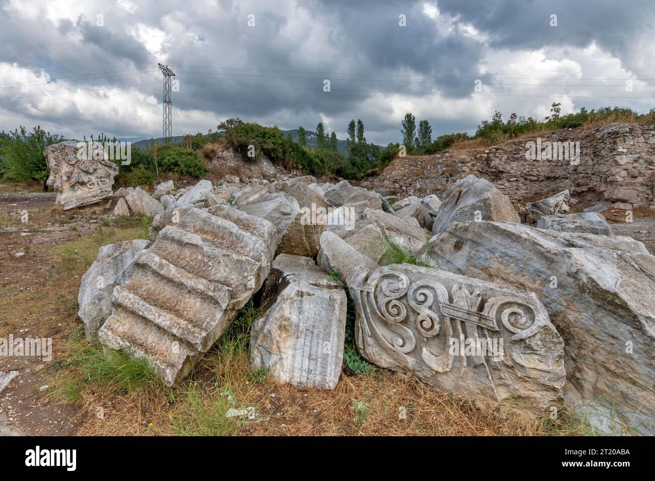 The Temple of Hadrian at Kyzikos (Cyzicus) Ancient City, Erdek ...