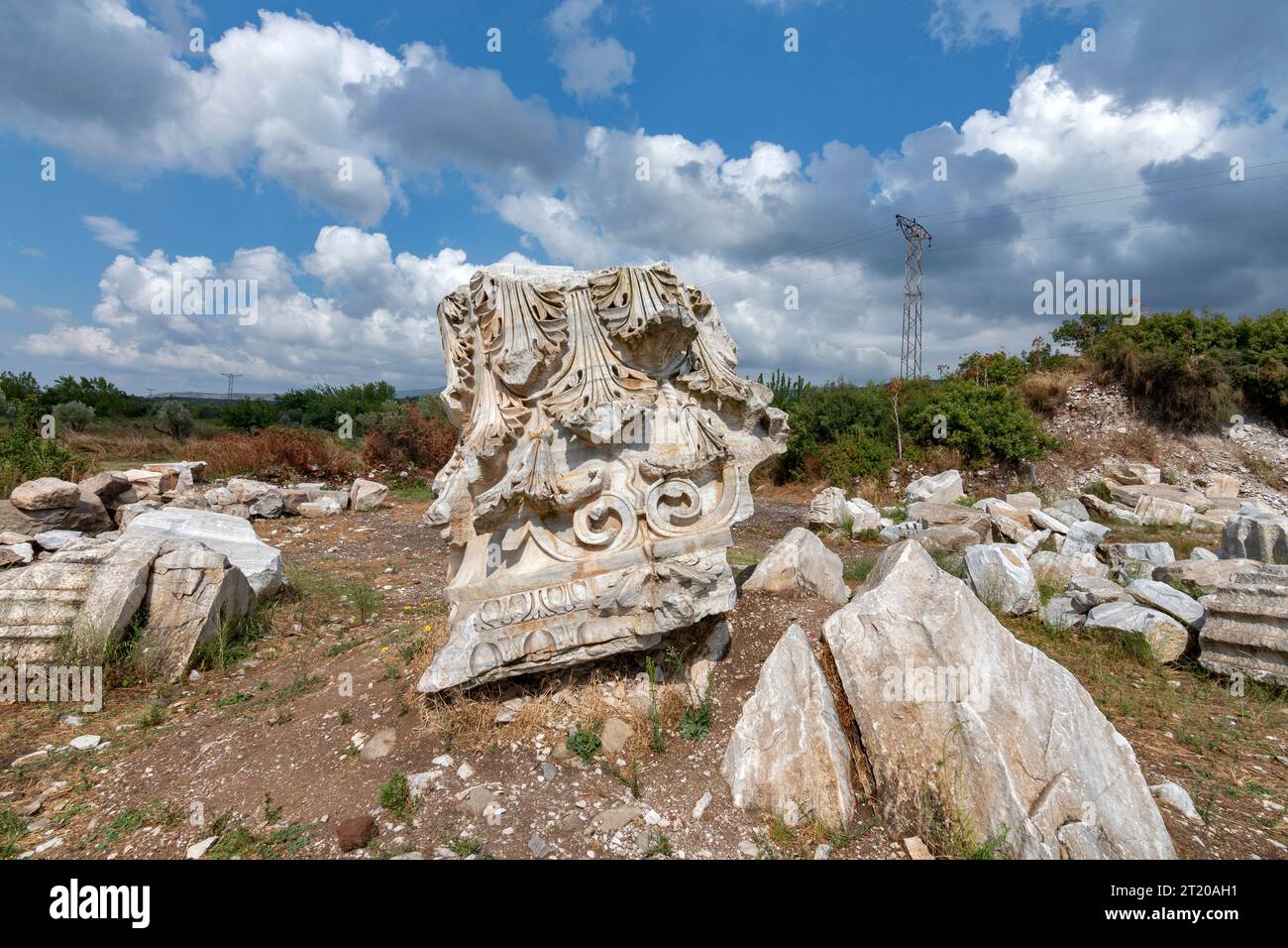 The Temple of Hadrian at Kyzikos (Cyzicus) Ancient City, Erdek ...