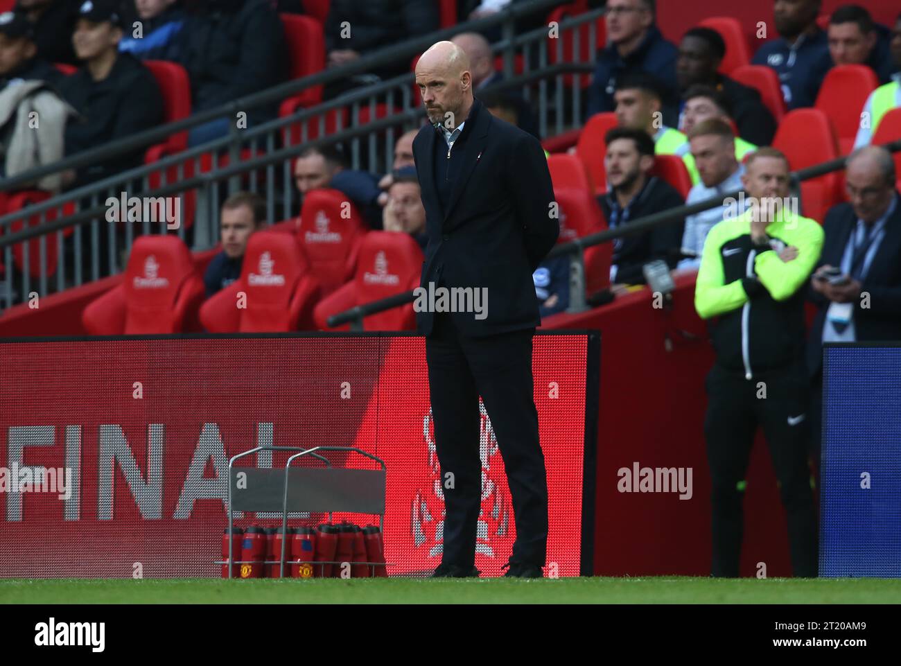 Erik ten Hag Manager of Manchester United. - Brighton & Hove Albion v ...