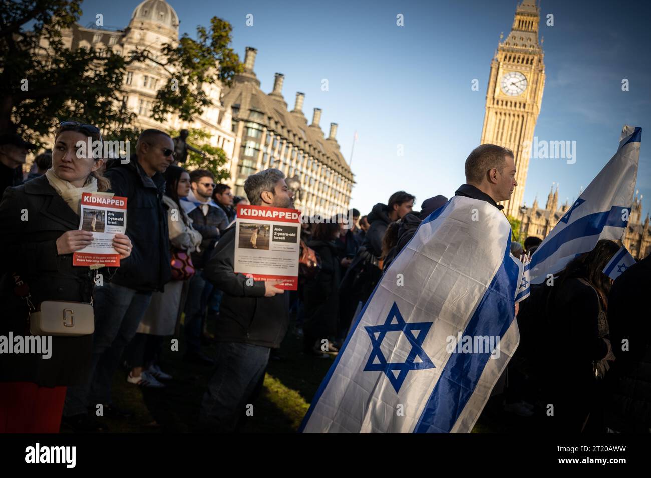 London, UK. 15th October, 2023. Hundreds of British Jews and members of ...