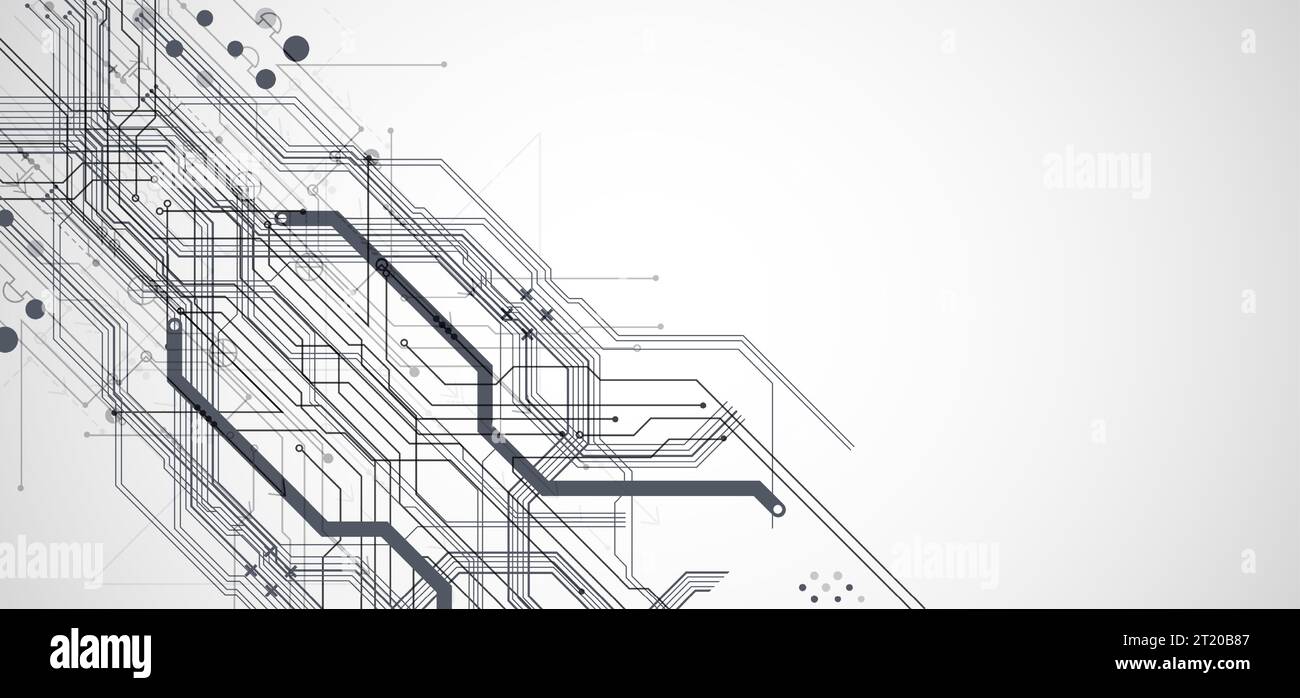 Abstract horizontal technology background. Communication concept ...