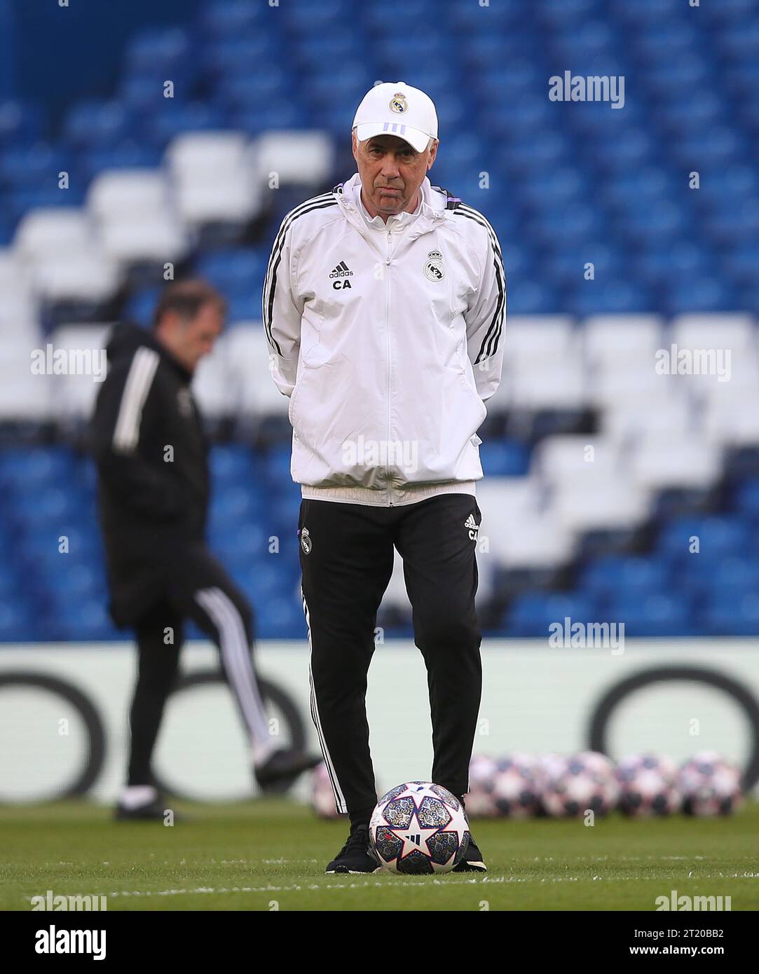 Carlo Ancelotti Manager of Real Madrid. - Real Madrid CF Open Training ...