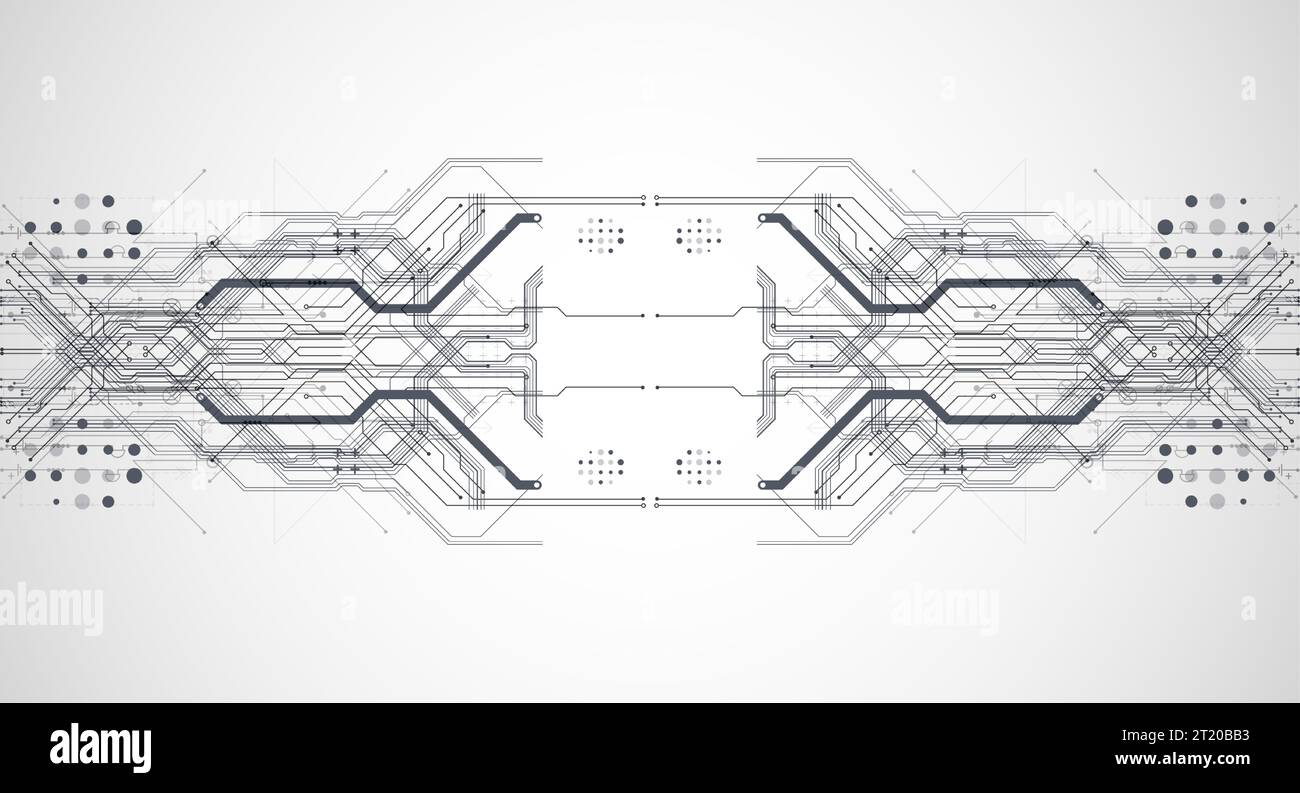 Abstract horizontal technology background. Communication concept ...