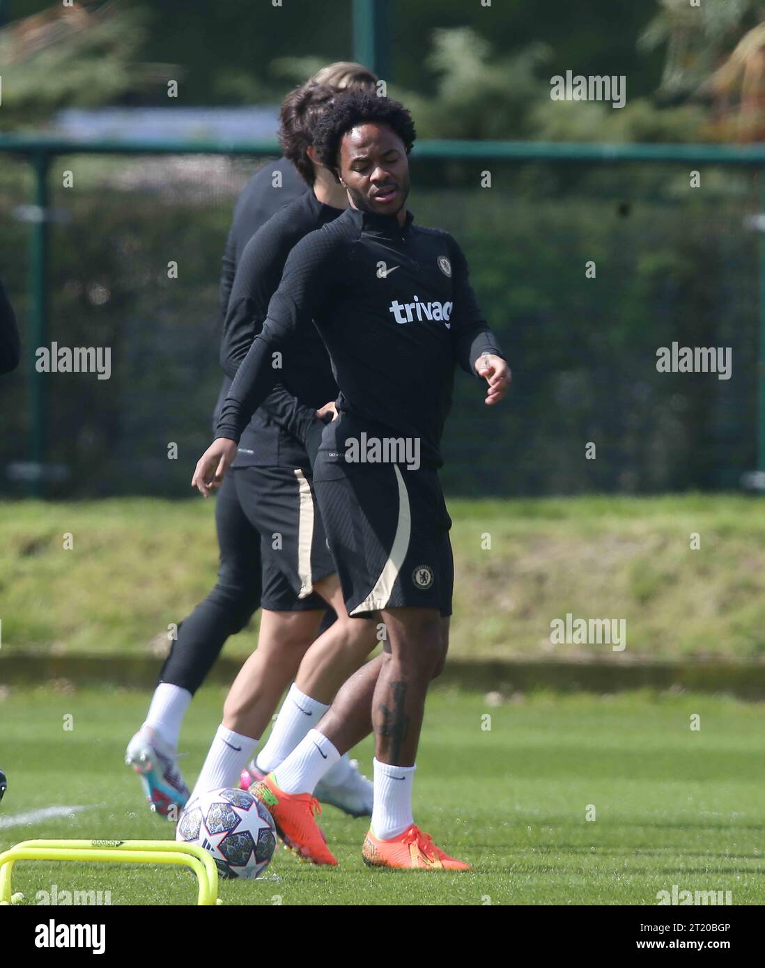 Raheem Sterling of Chelsea. - Chelsea Open Training Session, UEFA ...