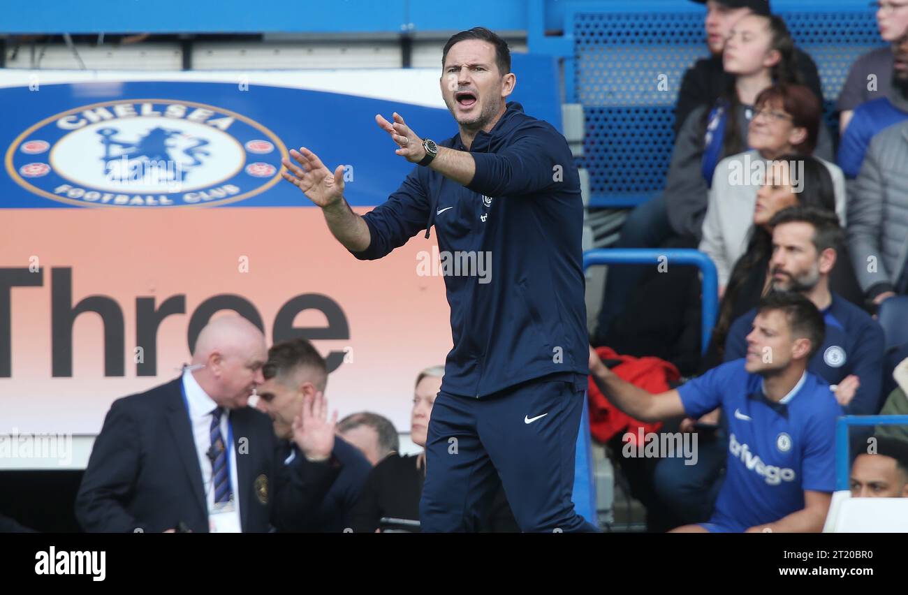 Frank Lampard Manager of Chelsea. - Chelsea v Brighton & Hove Albion ...