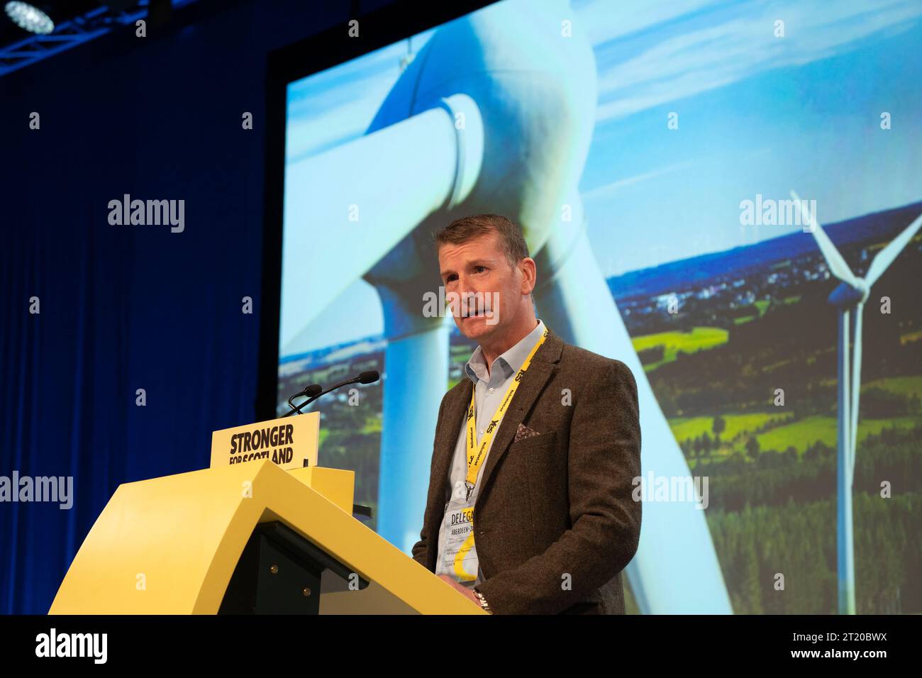 Aberdeen, Scotland, UK. 16th October 2023. Day two at the SNP annual ...