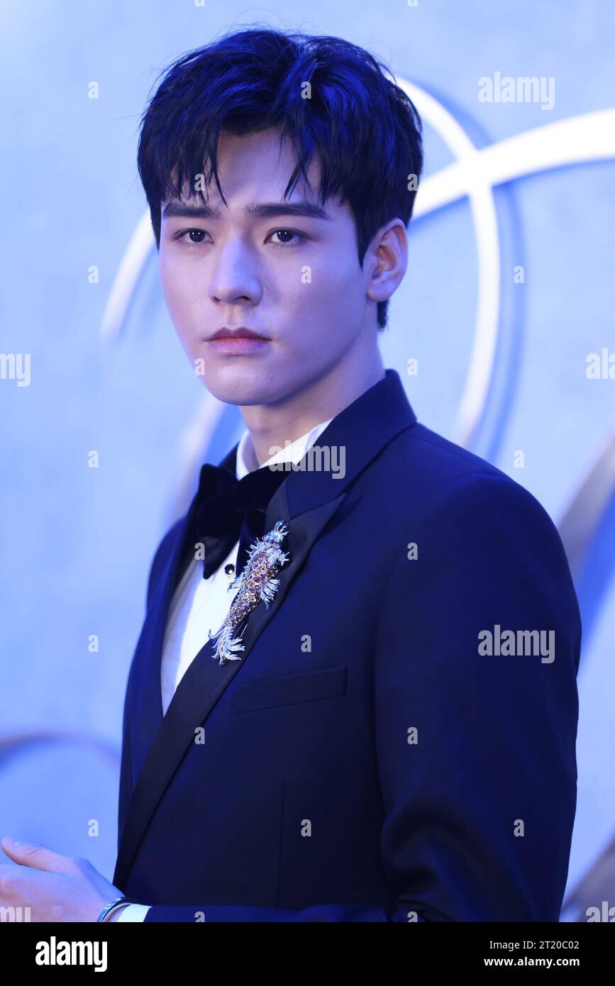 Chinese actor Gong Jun attends an activity in Shanghai, China, 13 ...