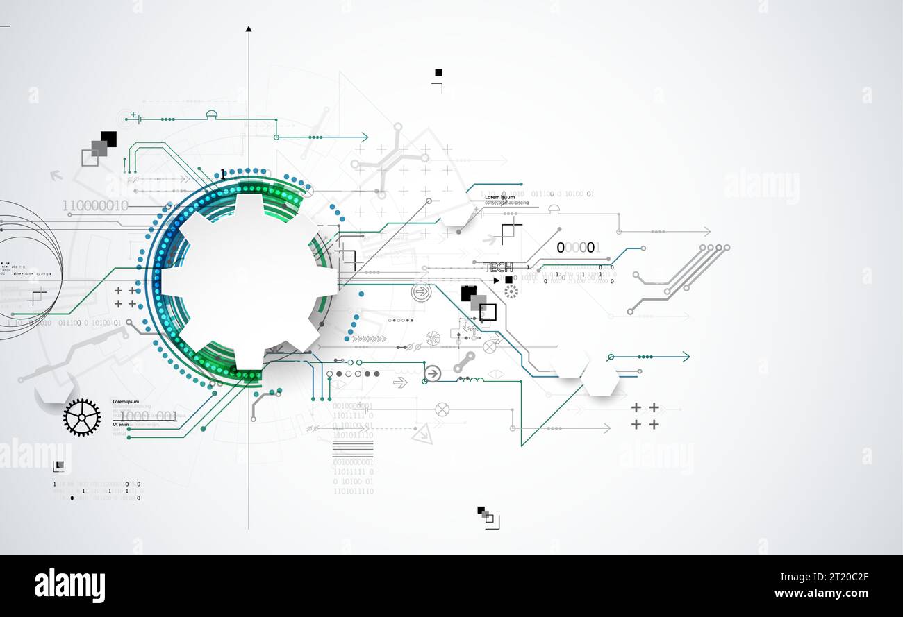 Abstract technology background. Communication concept, futuristic ...