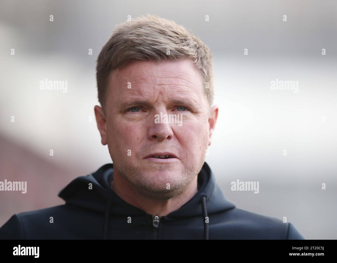 Eddie Howe Manager of Newcastle United. - Brentford v Newcastle United ...