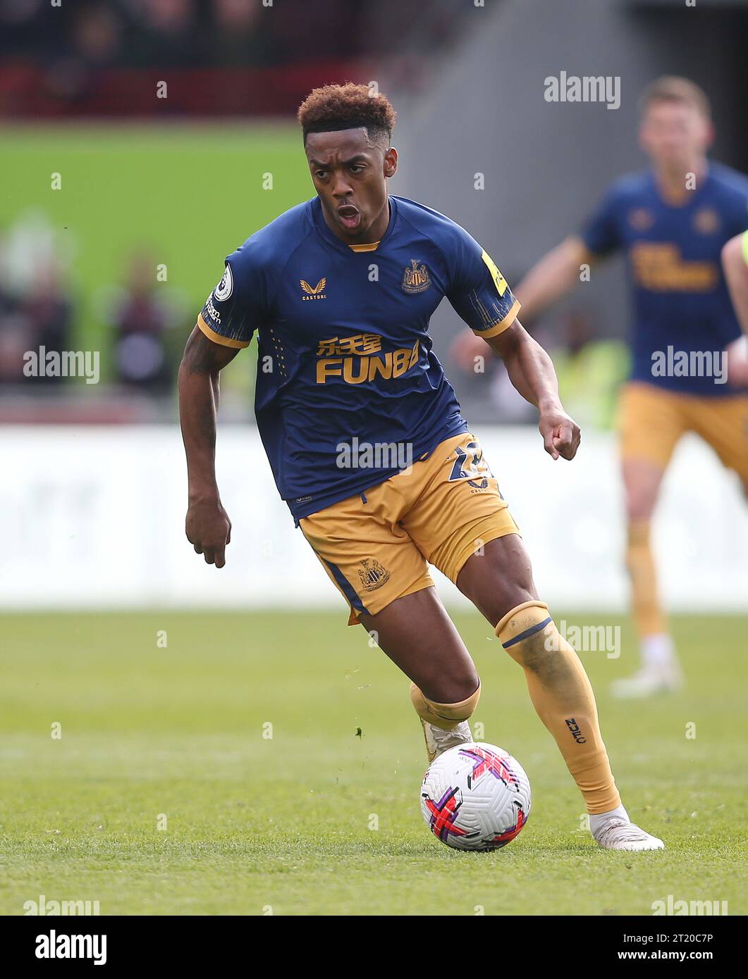 Joe Willock of Newcastle United. - Brentford v Newcastle United ...