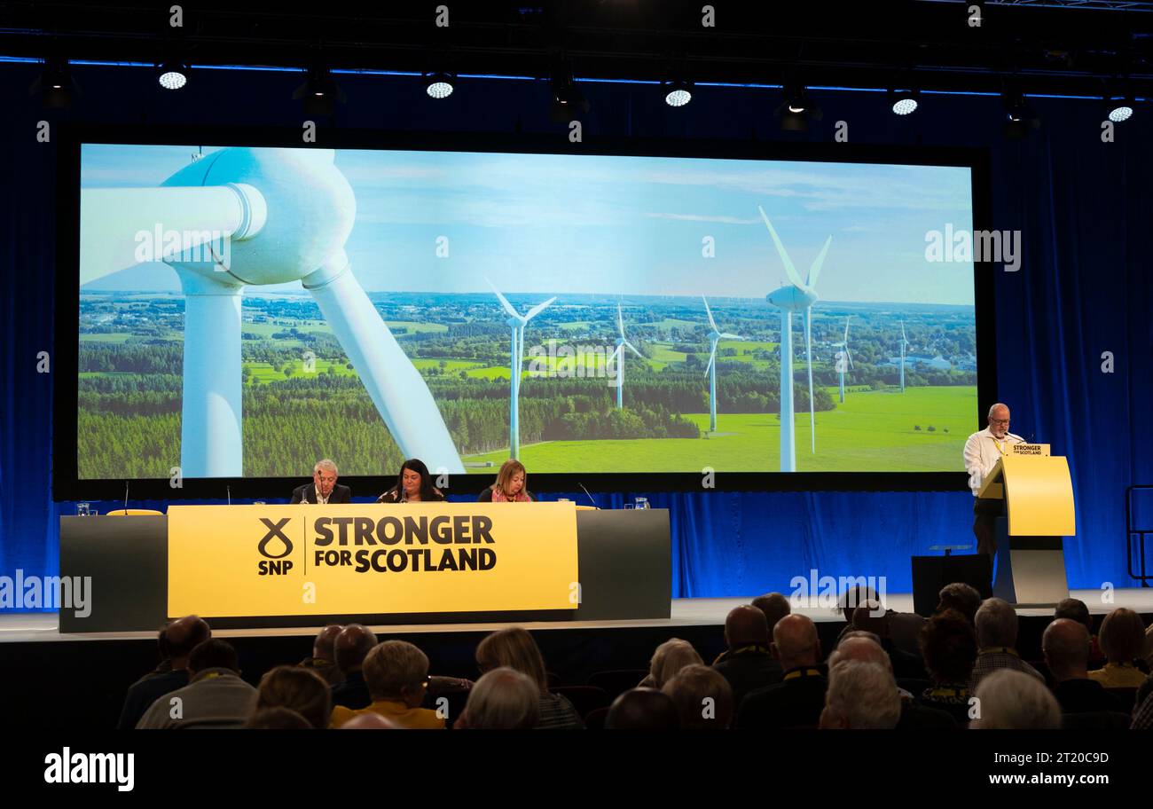 Aberdeen, Scotland, UK. 16th October 2023. Day two at the SNP annual ...