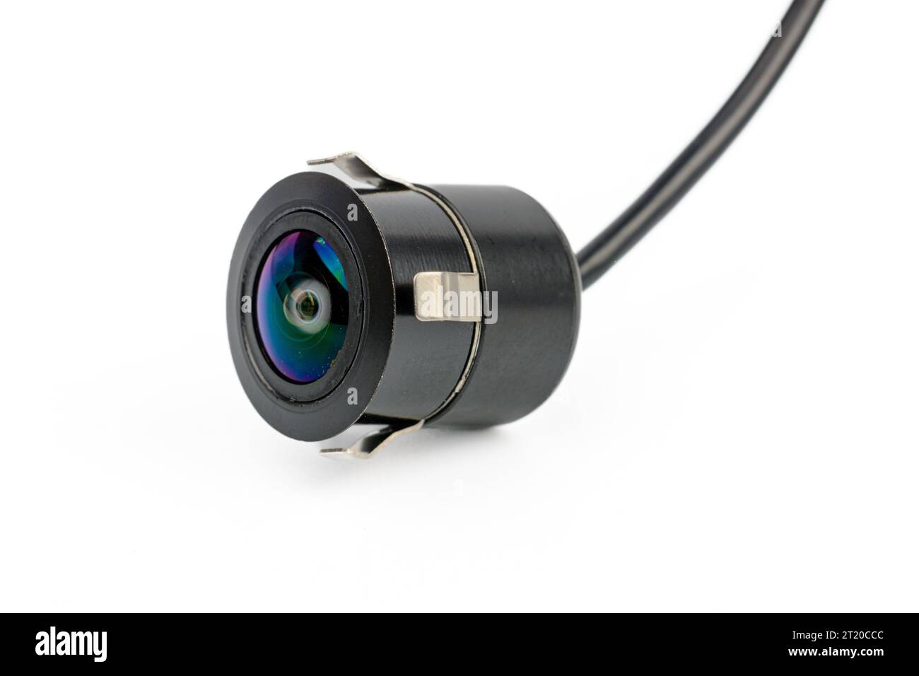 car rear view camera isolated on white background 3 Stock Photo - Alamy