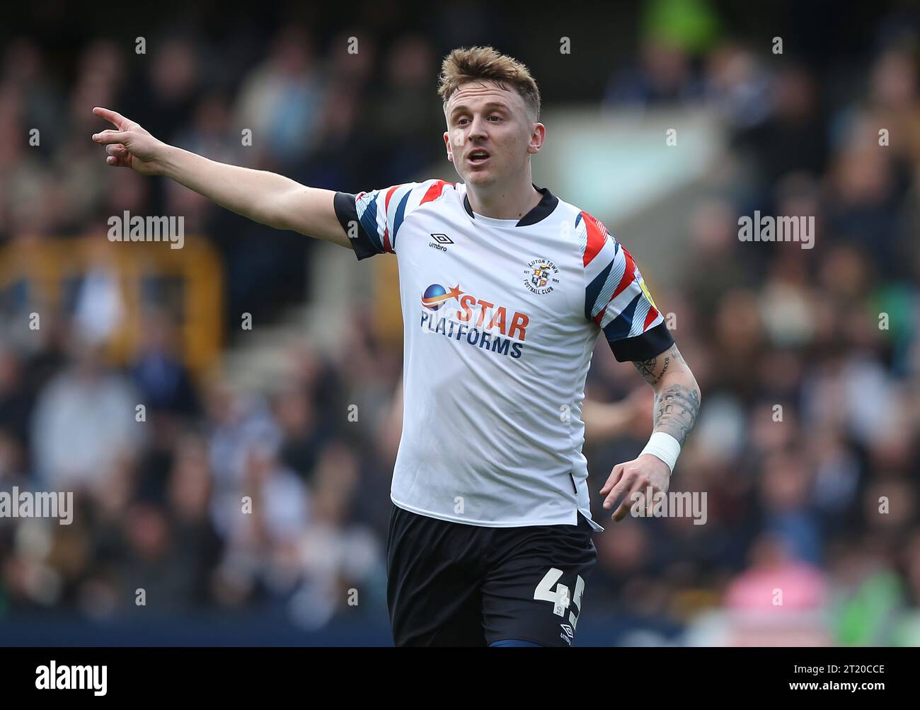 Alfie Doughty of Luton Town. - Millwall v Luton Town, Sky Bet ...