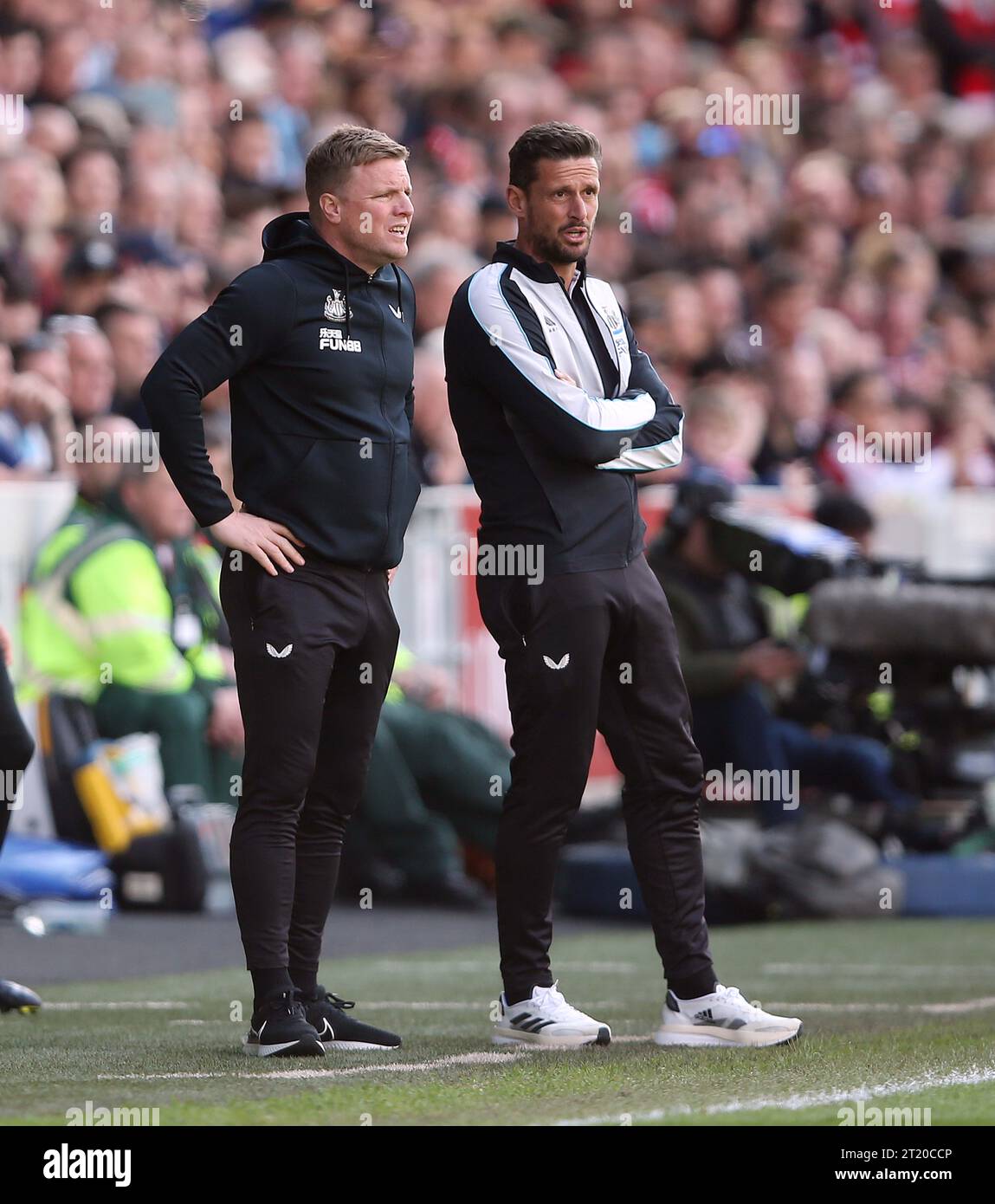 Eddie Howe Manager of Newcastle United. - Brentford v Newcastle United ...