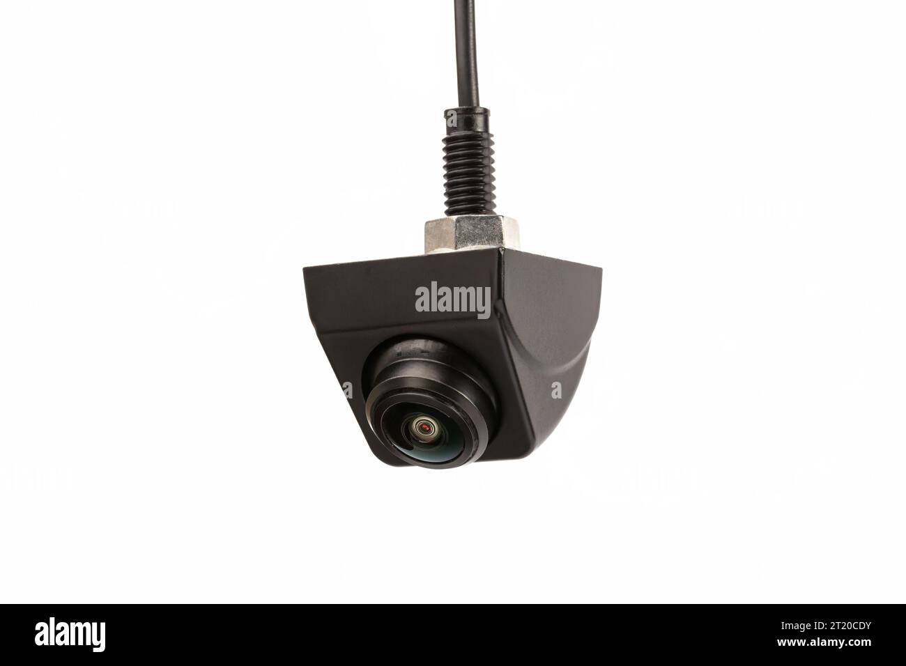 car rear view camera isolated on white background 3 Stock Photo - Alamy