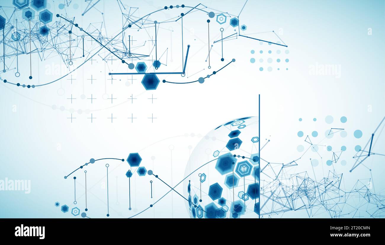 Abstract futuristic background for design works. Science template ...